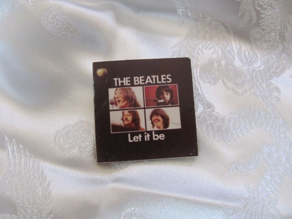 The Beatles - Let it Be Album Cover Pin Back Button L… - Gem