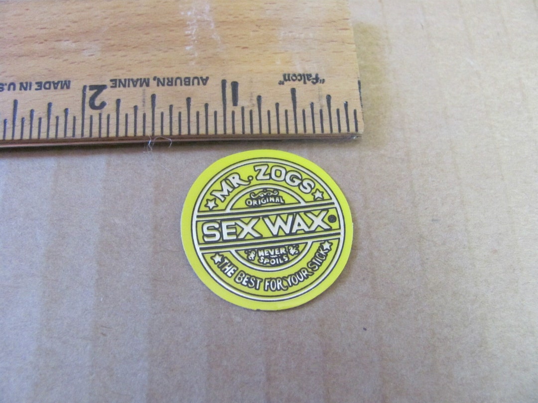 Mr Zogs Sex Wax Surf Board Surfing Mini Sticker Decal 1 Or 30mm