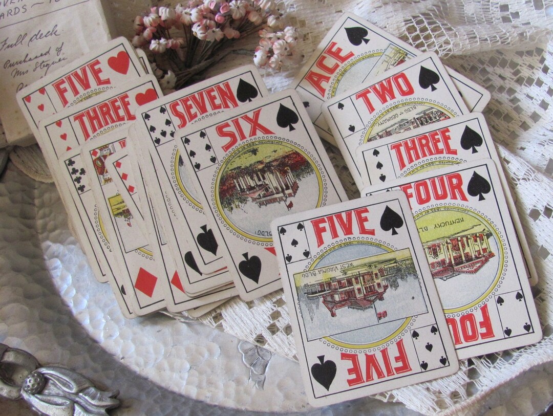 1893 World's Fair Columbian Souvenir Playing Cards Deck Box Incomplete ...