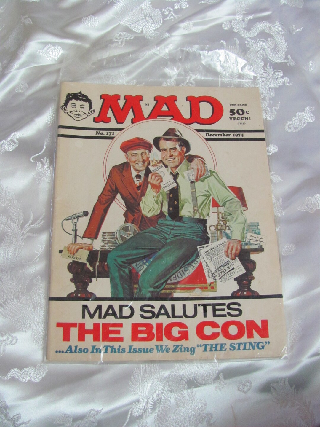 Vintage MAD Magazine December 1974 #171 // the Sting 1970's 1980's ...