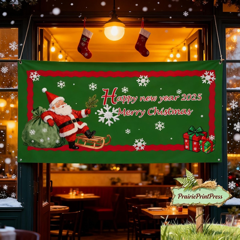 Holiday Banner Outdoor - Etsy