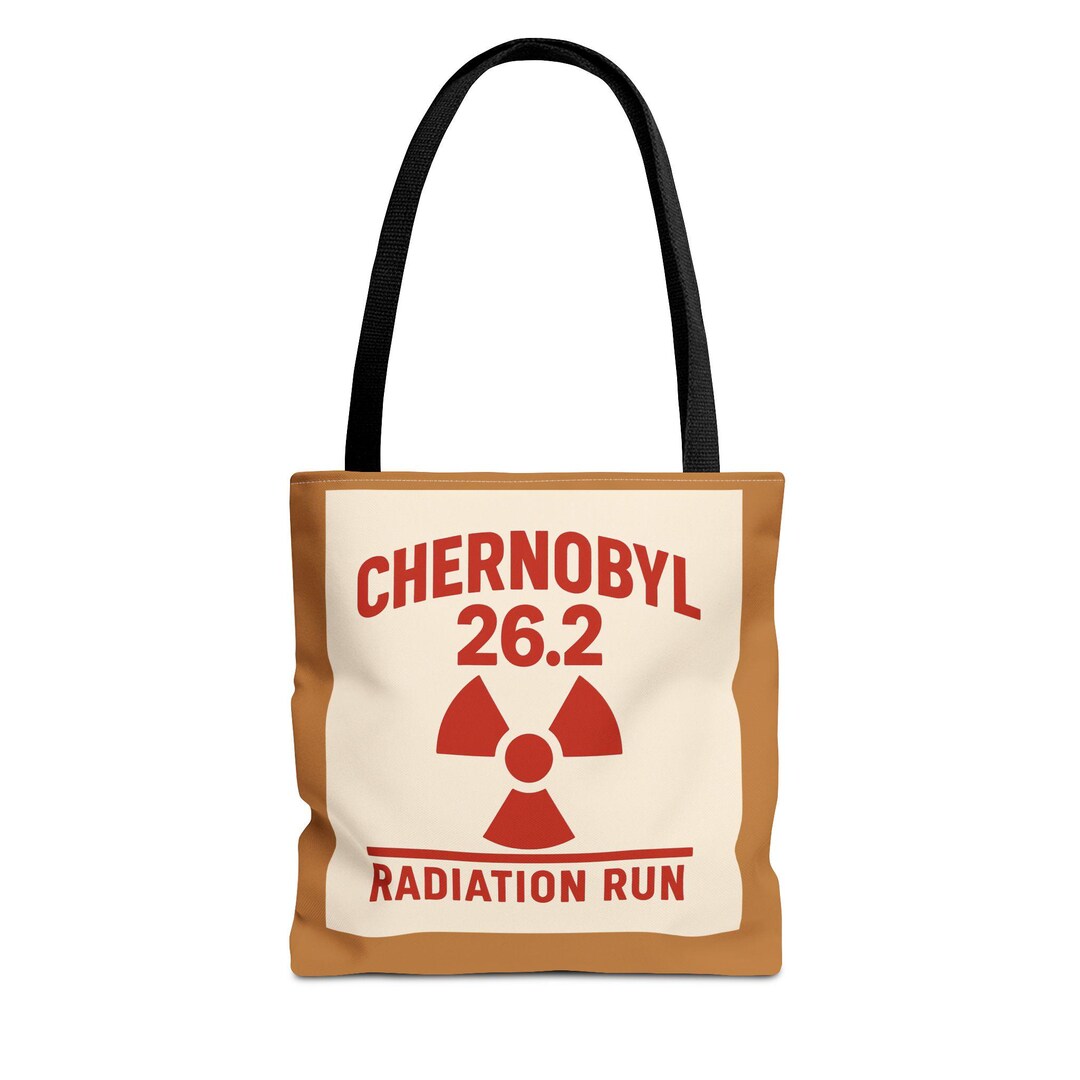 Chernobyl Marathon Tote Bag | Unique Eco-friendly Bag for Runners ...
