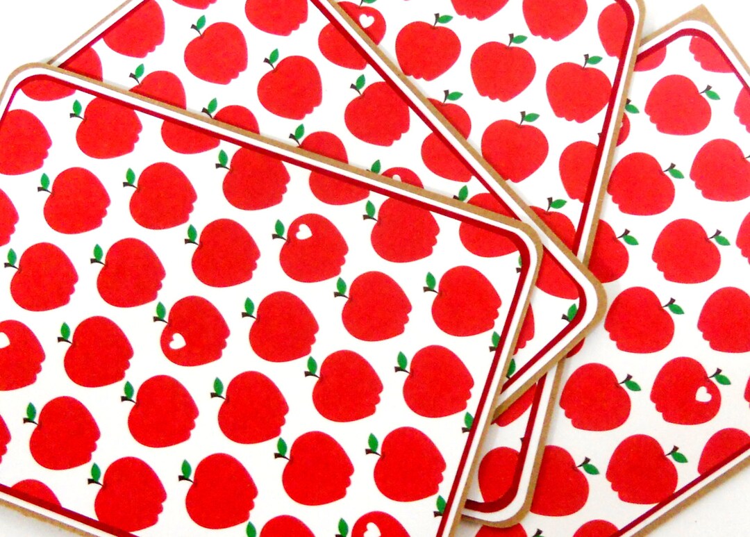 Teachers and Students Stationery Gift Box Set- Back to School Apples ...