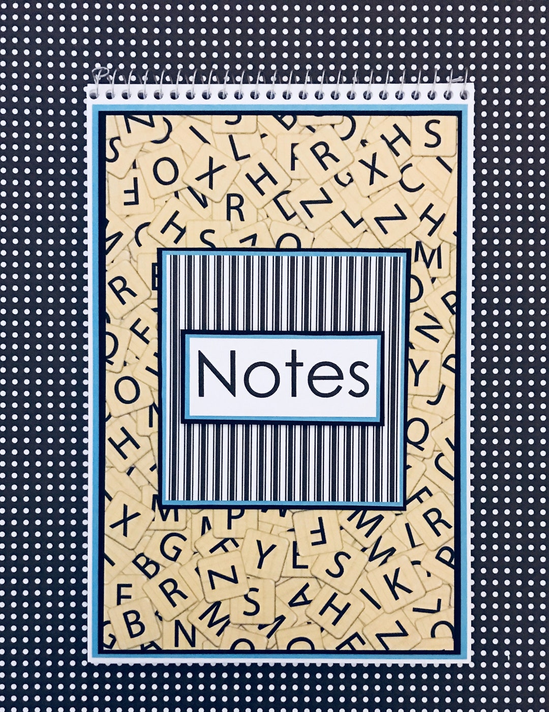 Spiral Steno Pad: Game Board Inspired- Altered Notepad, Desk Pad ...