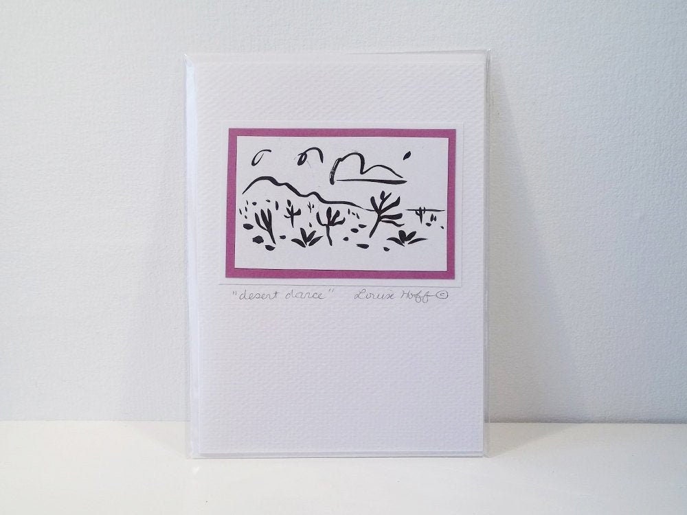 Joshua Tree Desert Dance Greeting Card 281 - Etsy