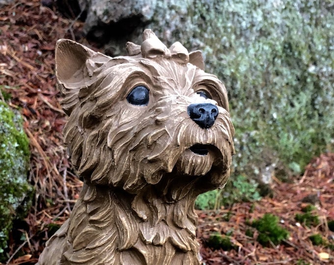 Yorkshire Terrier, Yorkie Figure, Dog Garden Decor, Yorkie Memorial ...
