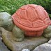 Turtle Statue Concrete Cement Turtles Painted Turtle Cement | Etsy