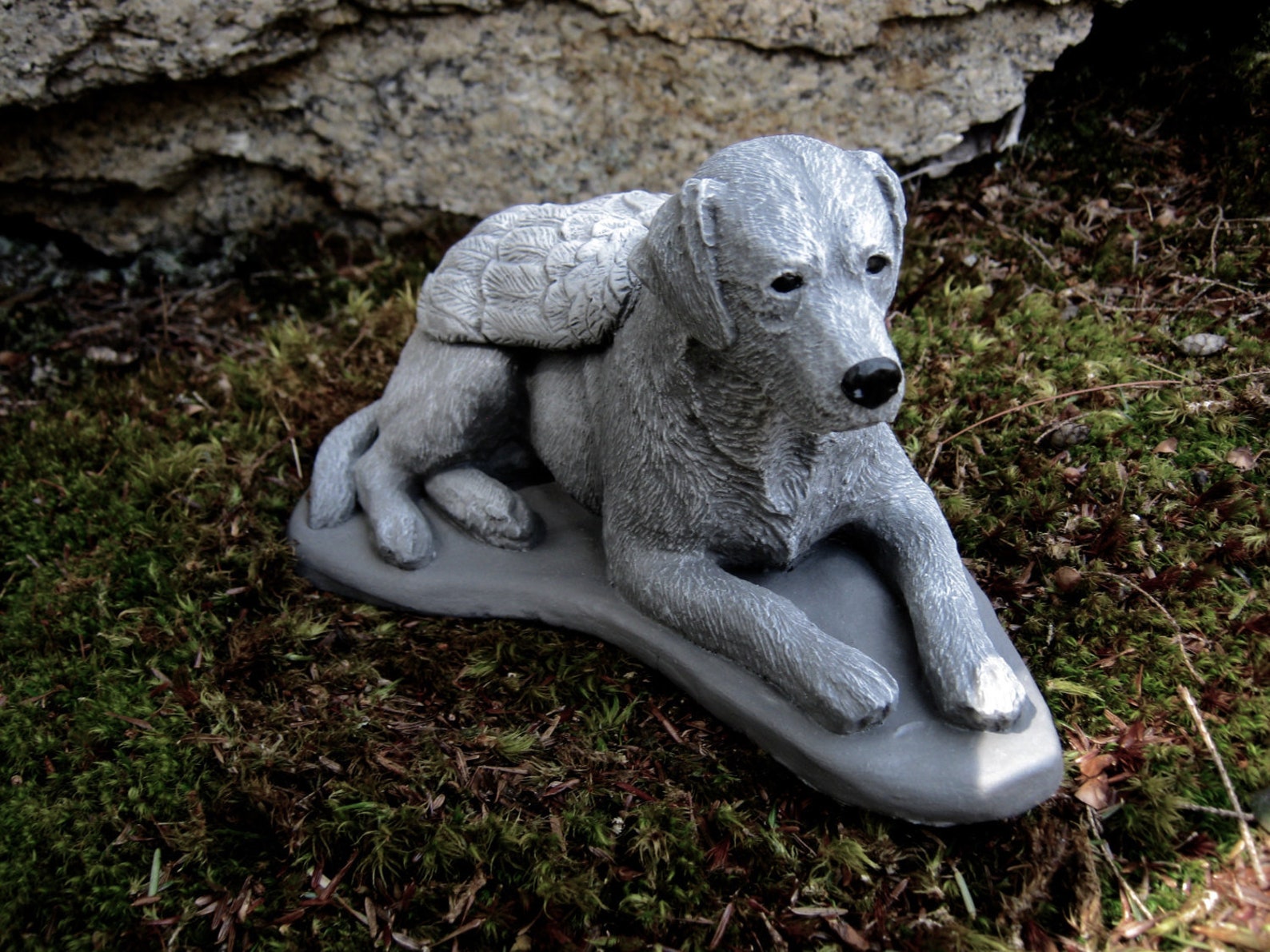 Labrador Statue Lab Labrador Retriever Angel Statue - Etsy