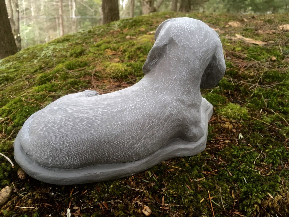 Beagle Statue, Concrete Dog Statues, Garden Decor, Pet Memorial, Garden ...