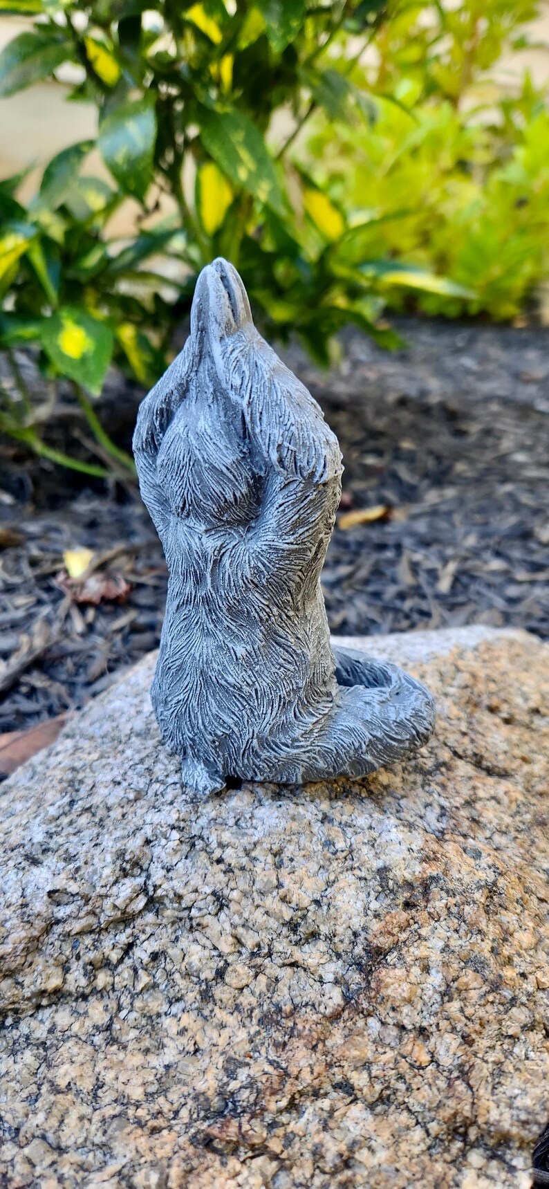 Sloth Figure in Yoga Pose, Concrete Sloth Statue, Home Decor, Cement ...