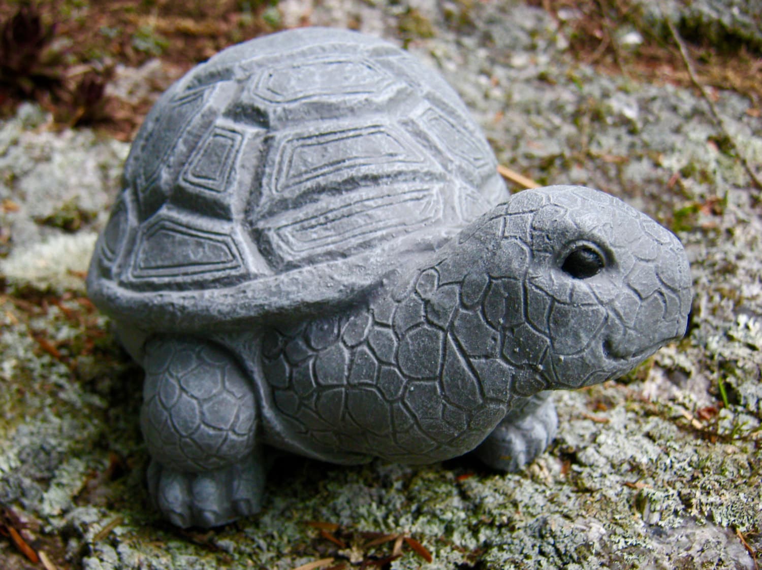 Turtle Statue, Concrete Cement Turtles, Painted Turtle, Cement Garden ...