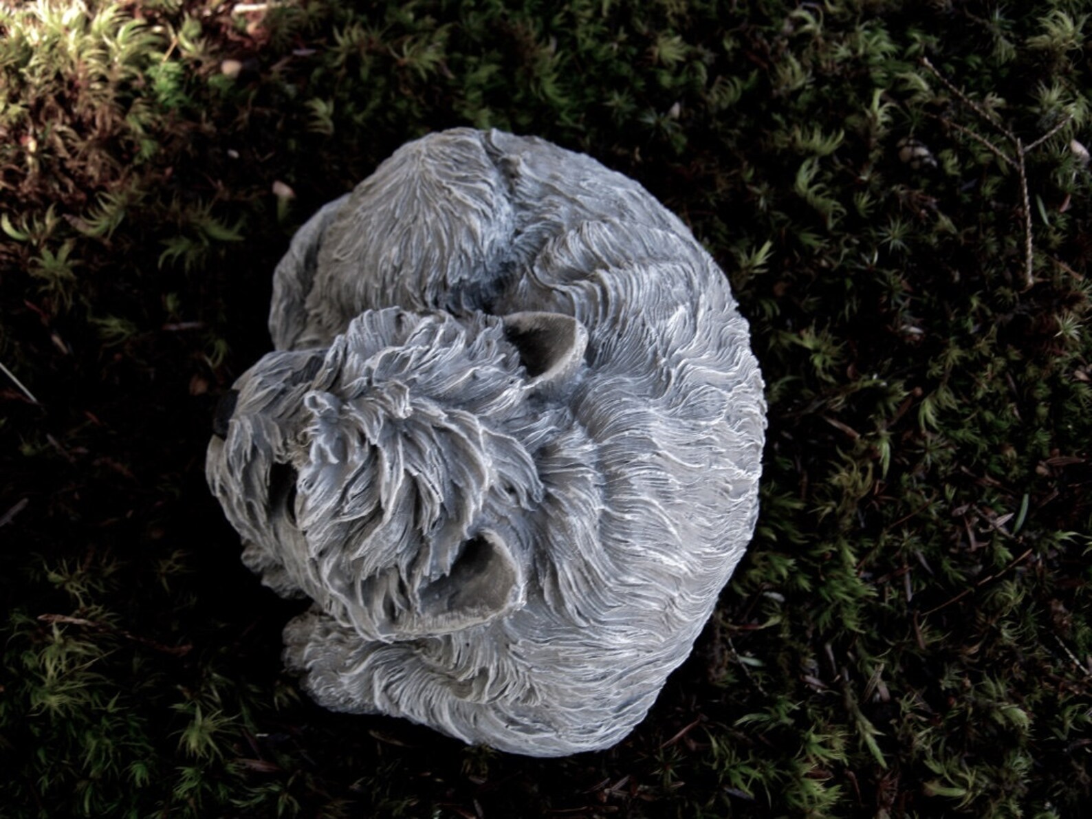 Terrier Dog Statue, Concrete Terrier Figure, Cement Dog Statues, Toy ...