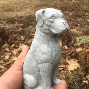 Boxer Dog Concrete Statues Statues of Boxer Dogs Boxer Dog Statue Pet ...