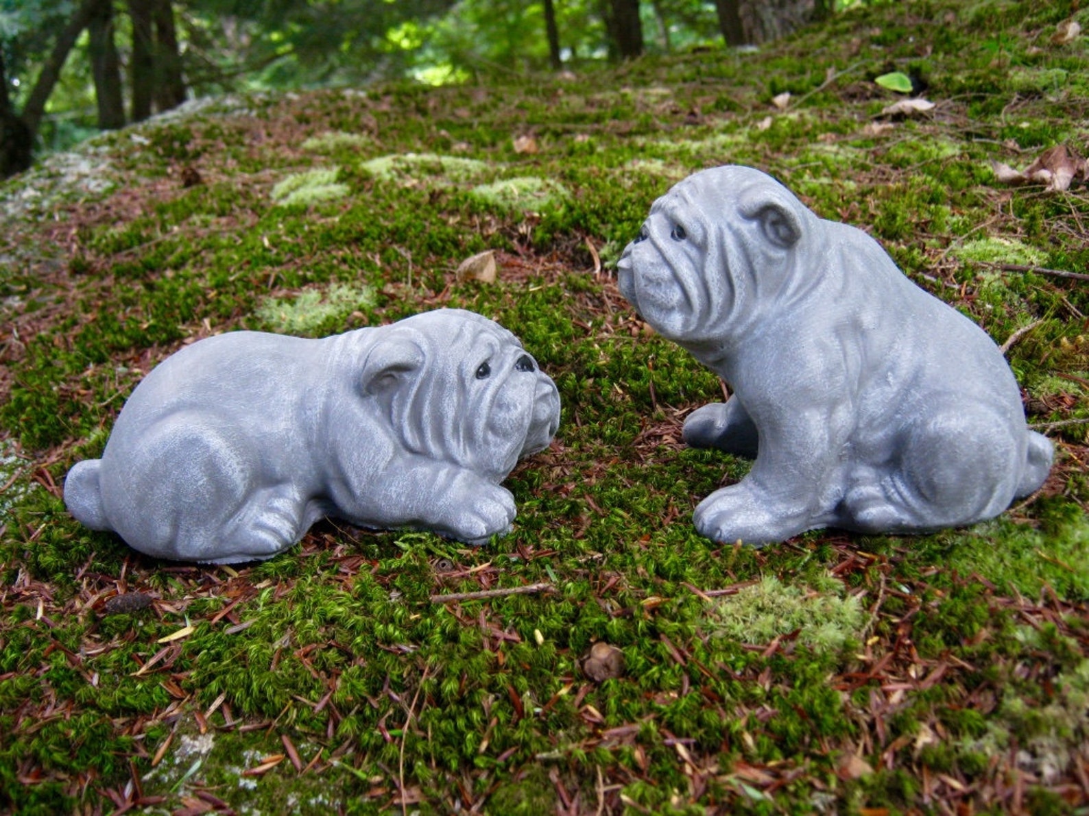Bulldog Statues Bulldog Garden Decor English Bulldog - Etsy