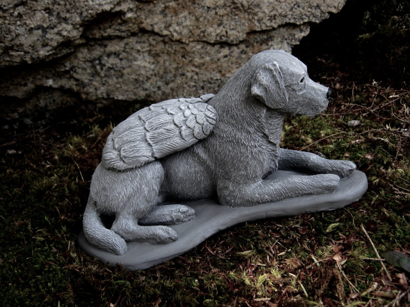 Labrador Statue Lab Labrador Retriever Angel Statue - Etsy