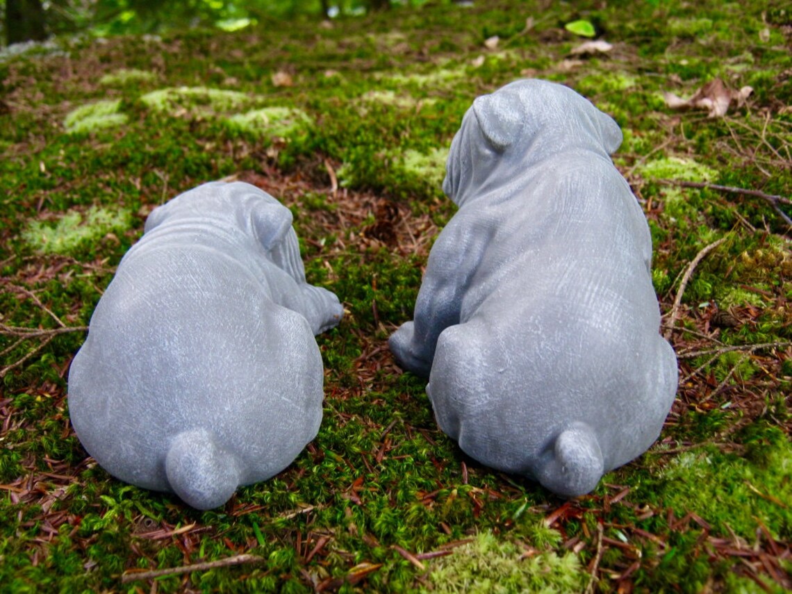 Bulldog Statues Bulldog Garden Decor English Bulldog - Etsy