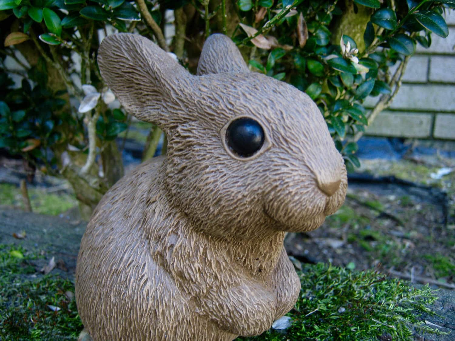 Rabbit Statue Bunny Rabbits Concrete Rabbit Figure Garden | Etsy