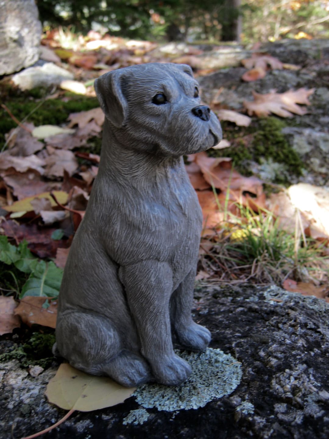 Boxer Dog Statue, Concrete Statues, Boxer Statue, Boxer Memorial, Pet ...