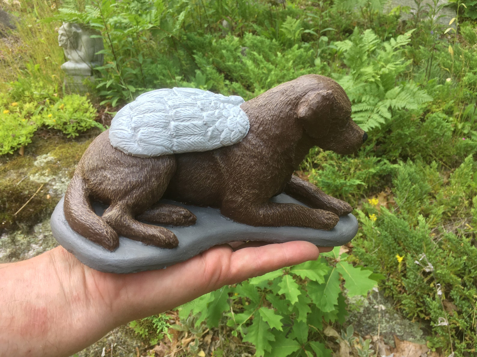 Labrador Statue Lab Labrador Retriever Angel Statue - Etsy