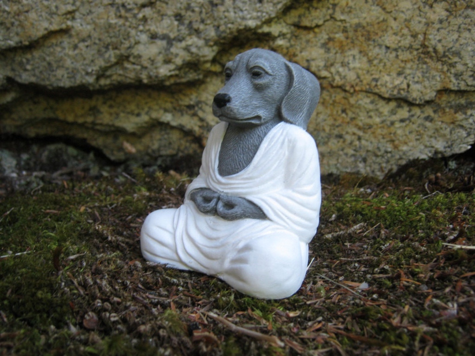 Meditating Dog Buddha Dog Buddhas Meditating Animal Zen - Etsy