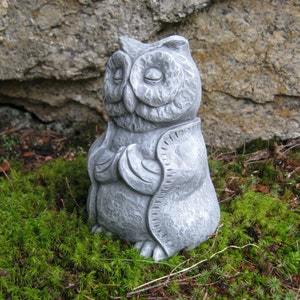 Owl Statue, Buddha Like Owl, Wise Owl Buddha, Meditating Owl Figure ...
