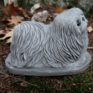 Pekingese Dog Statue, Pekingese Concrete Statues, Pet Memorial, Garden ...