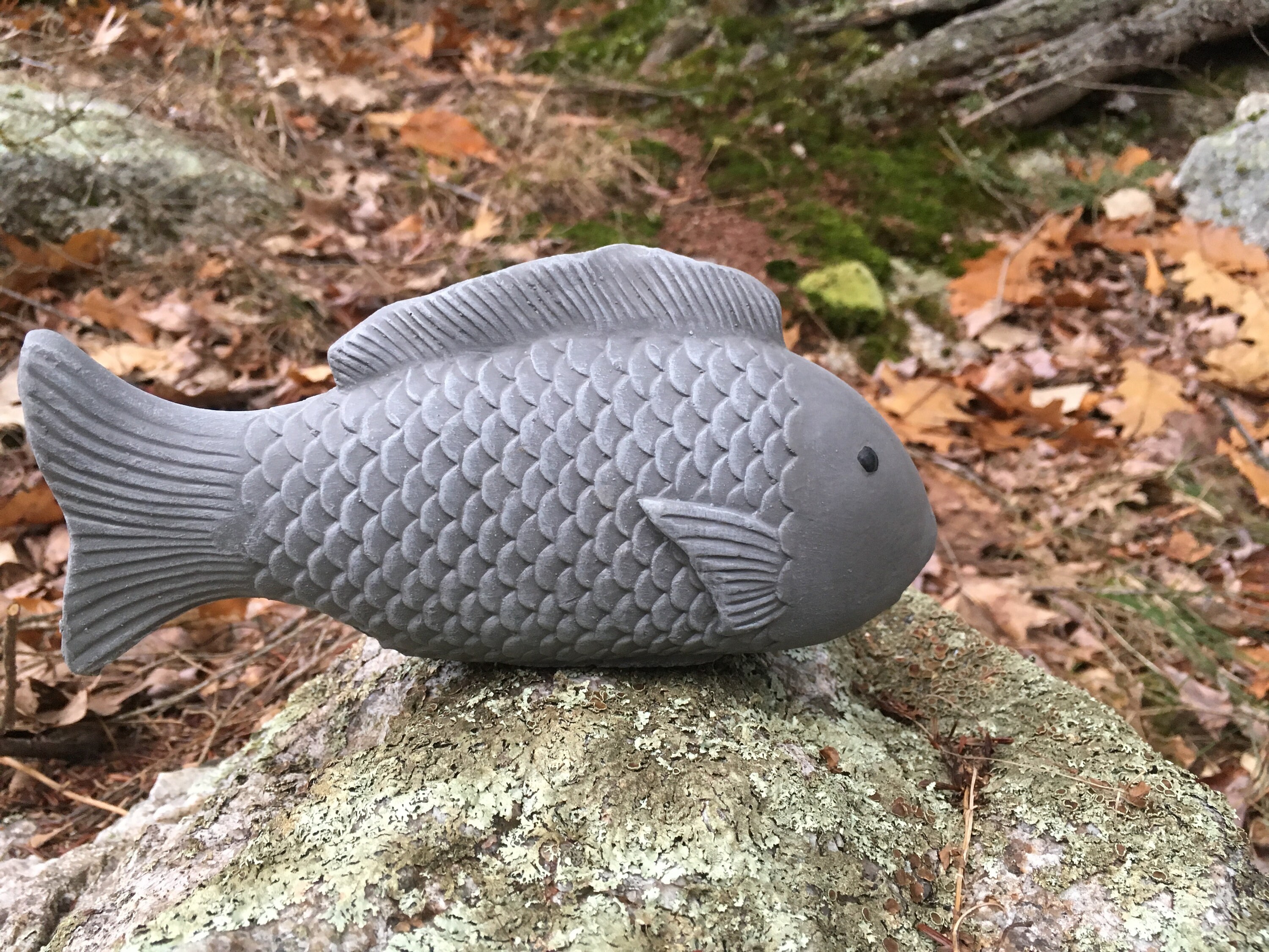 Fish Statue Concrete Garden Figure Concrete Fish Cement | Etsy