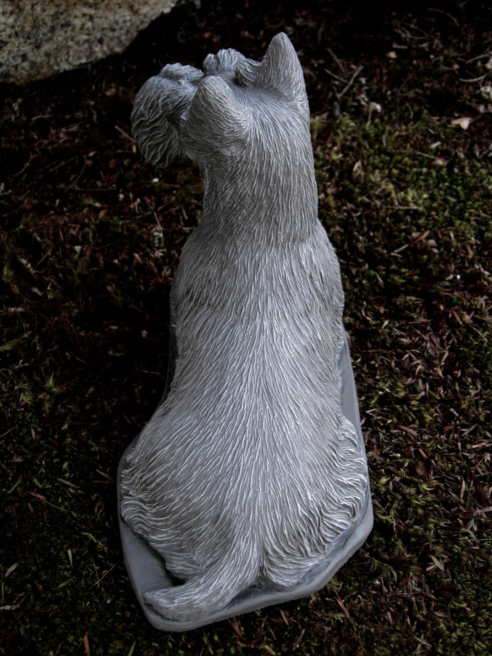 Scottie Statue Scottish Terrier Garden Decor Scotty Figure - Etsy