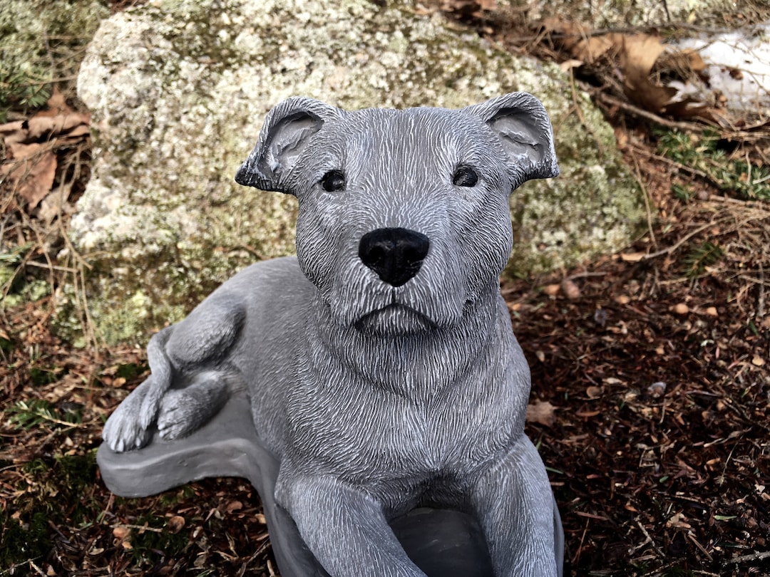 Pitbull Statue, Concrete Statues. Pit Bull Dog Statue, Garden Statues ...