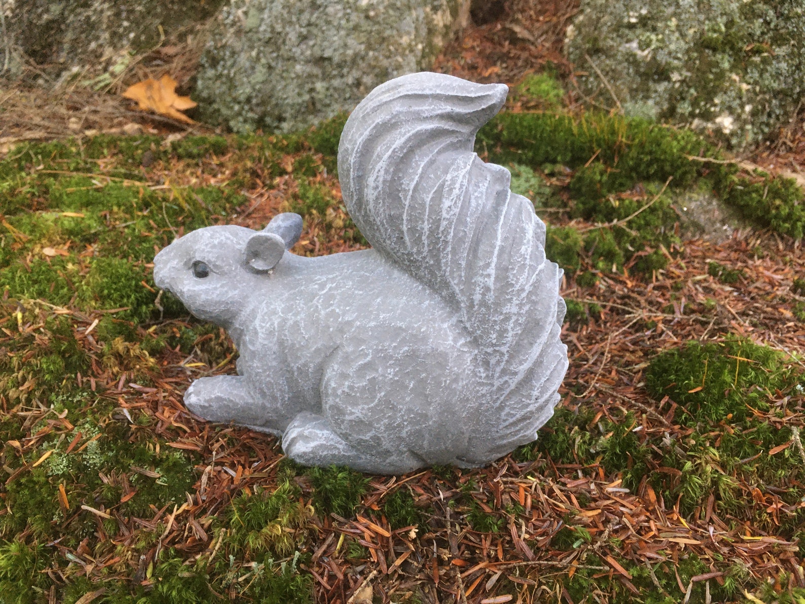Squirrel Statue, Concrete Squirrels, Concrete Squirrel Figure, Cement ...