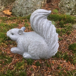 Squirrel Statue, Concrete Squirrels, Concrete Squirrel Figure, Cement ...