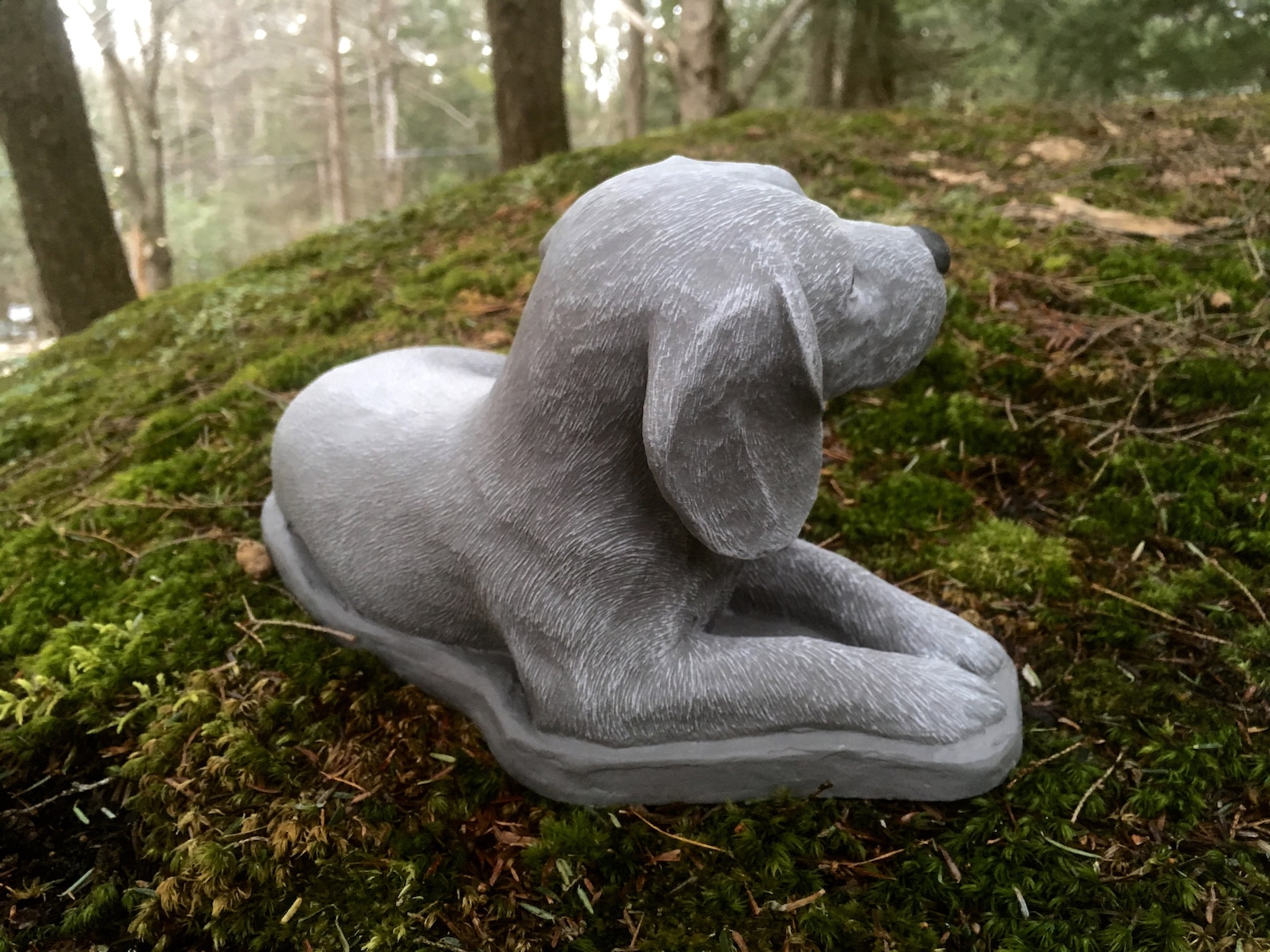 Beagle Statue, Concrete Dog Statues, Garden Decor, Pet Memorial, Garden ...