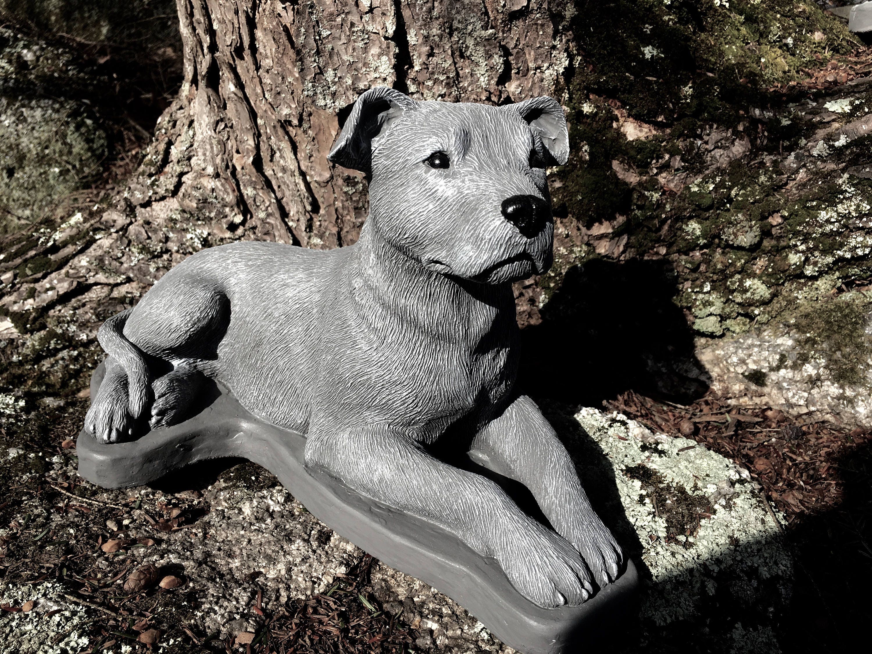 Pitbull Statue, Concrete Statues. Pit Bull Dog Statue, Garden Statues ...