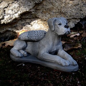 Boxer Statue, Concrete Boxer Dog, Boxer Dog Angel, Dog Statues, Boxer ...