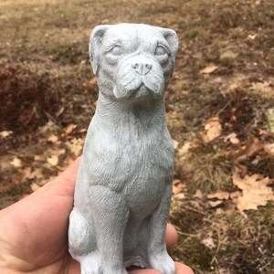 Boxer Dog Concrete Statues Statues of Boxer Dogs Boxer Dog Statue Pet ...
