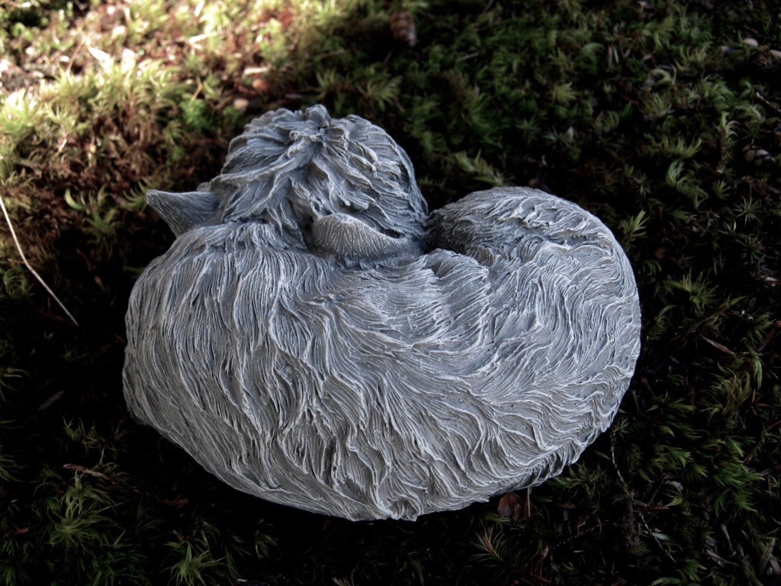 Terrier Dog Statue Concrete Terrier Figure Cement Dog - Etsy