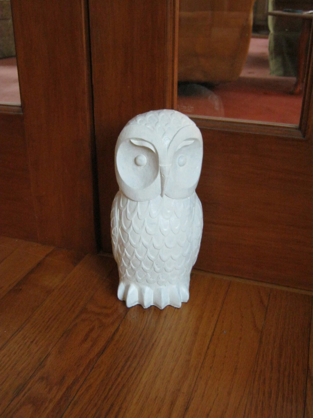 Owl Concrete Statue Owl Door Stop Home Decor Concrete - Etsy