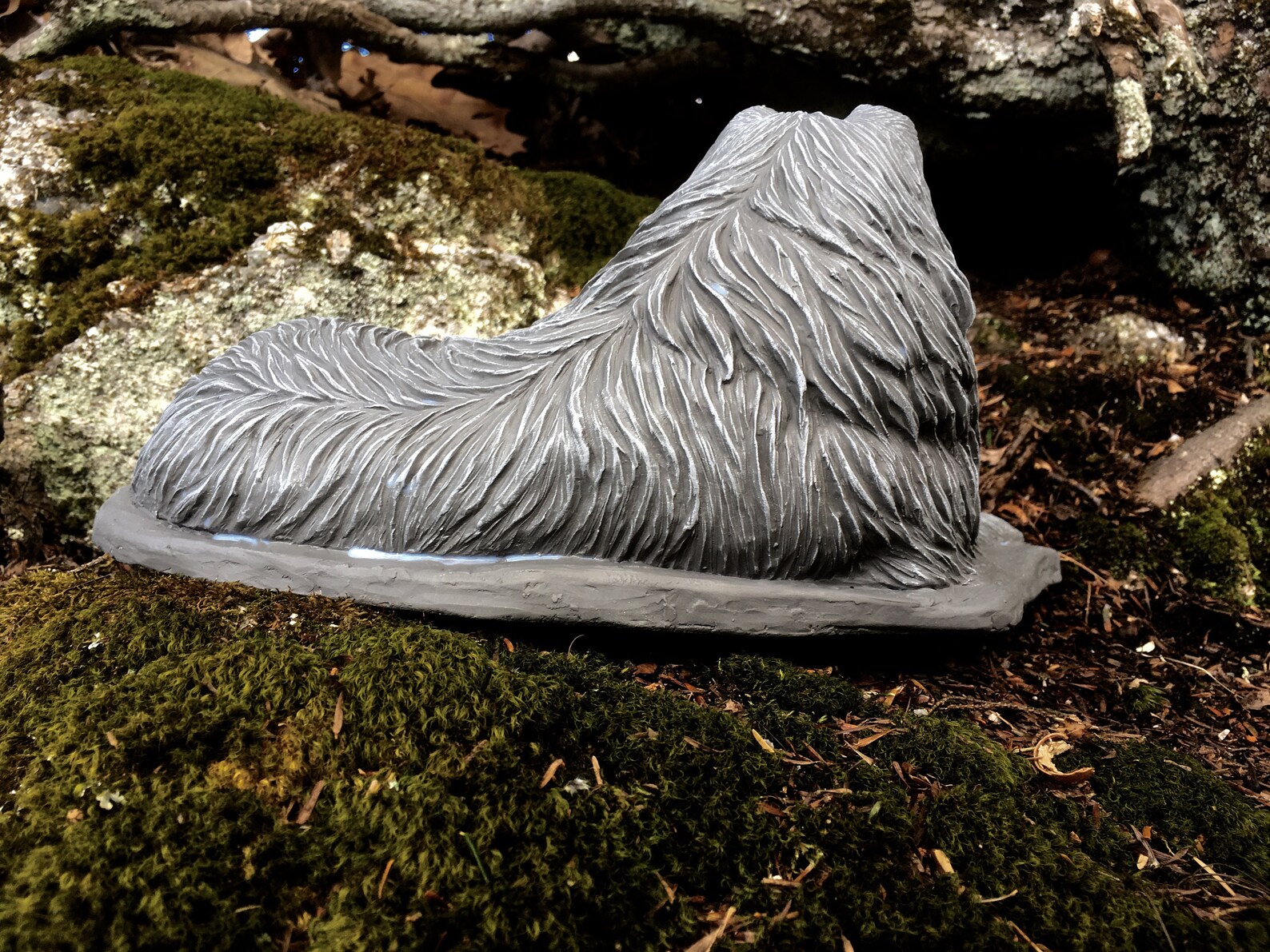 Collie Dog Statue Concrete Collie Figure Collie Dog Pet - Etsy