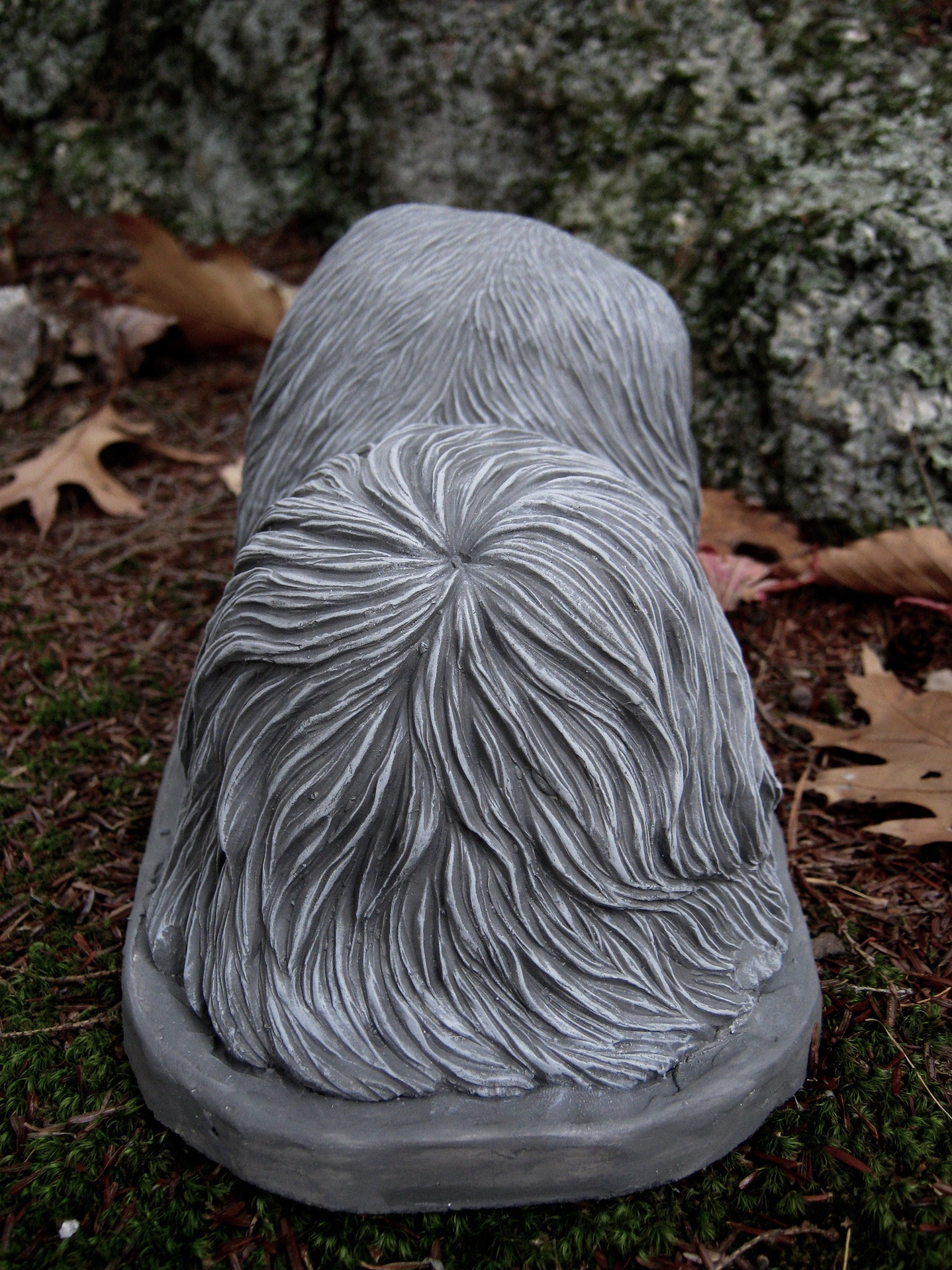 Pekingese Dog Statue, Pekingese Concrete Statues, Pet Memorial, Garden ...
