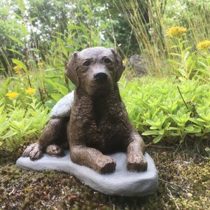 Labrador Statue, Lab, Labrador Retriever Angel Statue, Concrete Lab ...