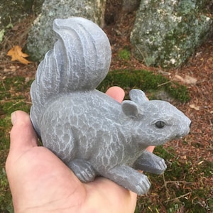 Squirrel Statue, Concrete Squirrels, Concrete Squirrel Figure, Cement ...