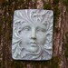 Green Woman Face Goddess Green Man Face Hanging Plaque - Etsy
