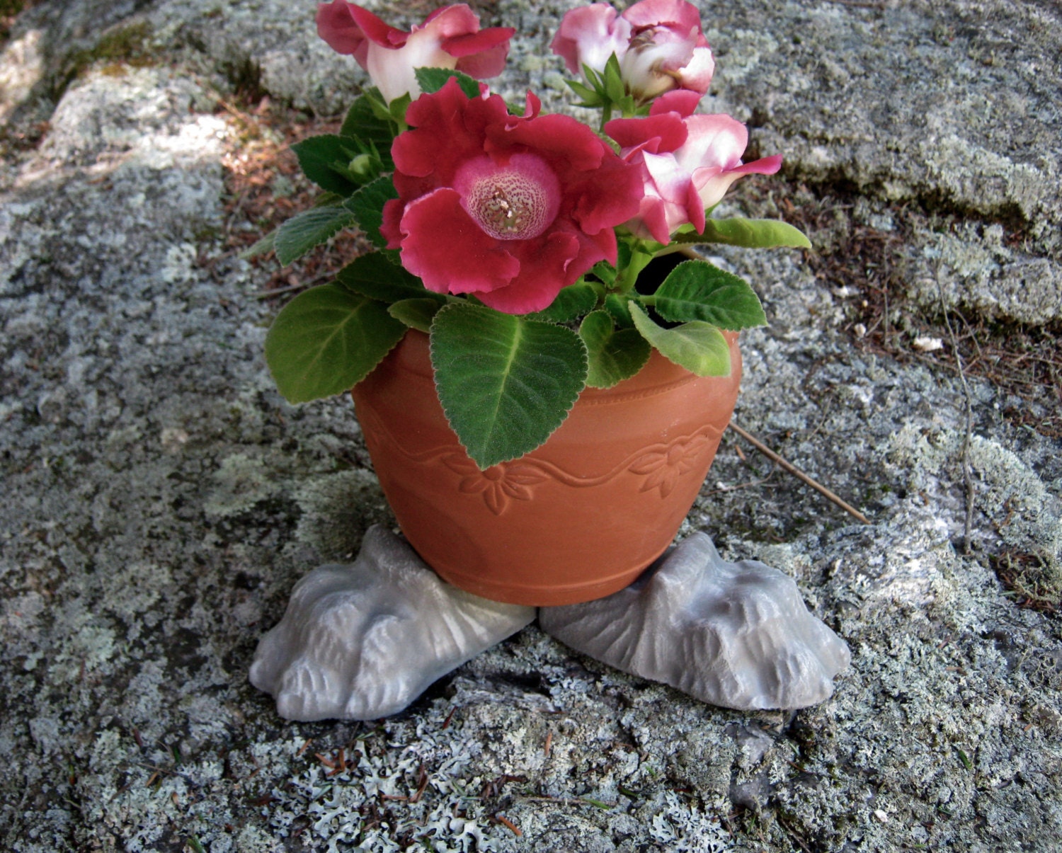 Pot Risers, Pot Feet, Concrete Flower Pot Feet, Lion Paw Pot Risers ...