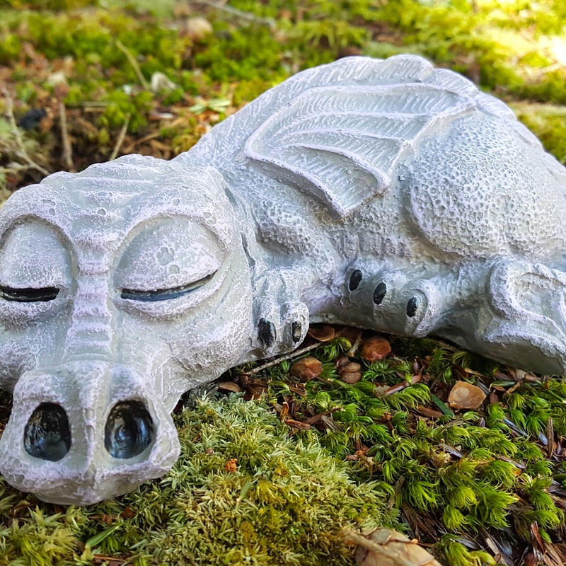 Large Concrete Garden Dragon - Etsy