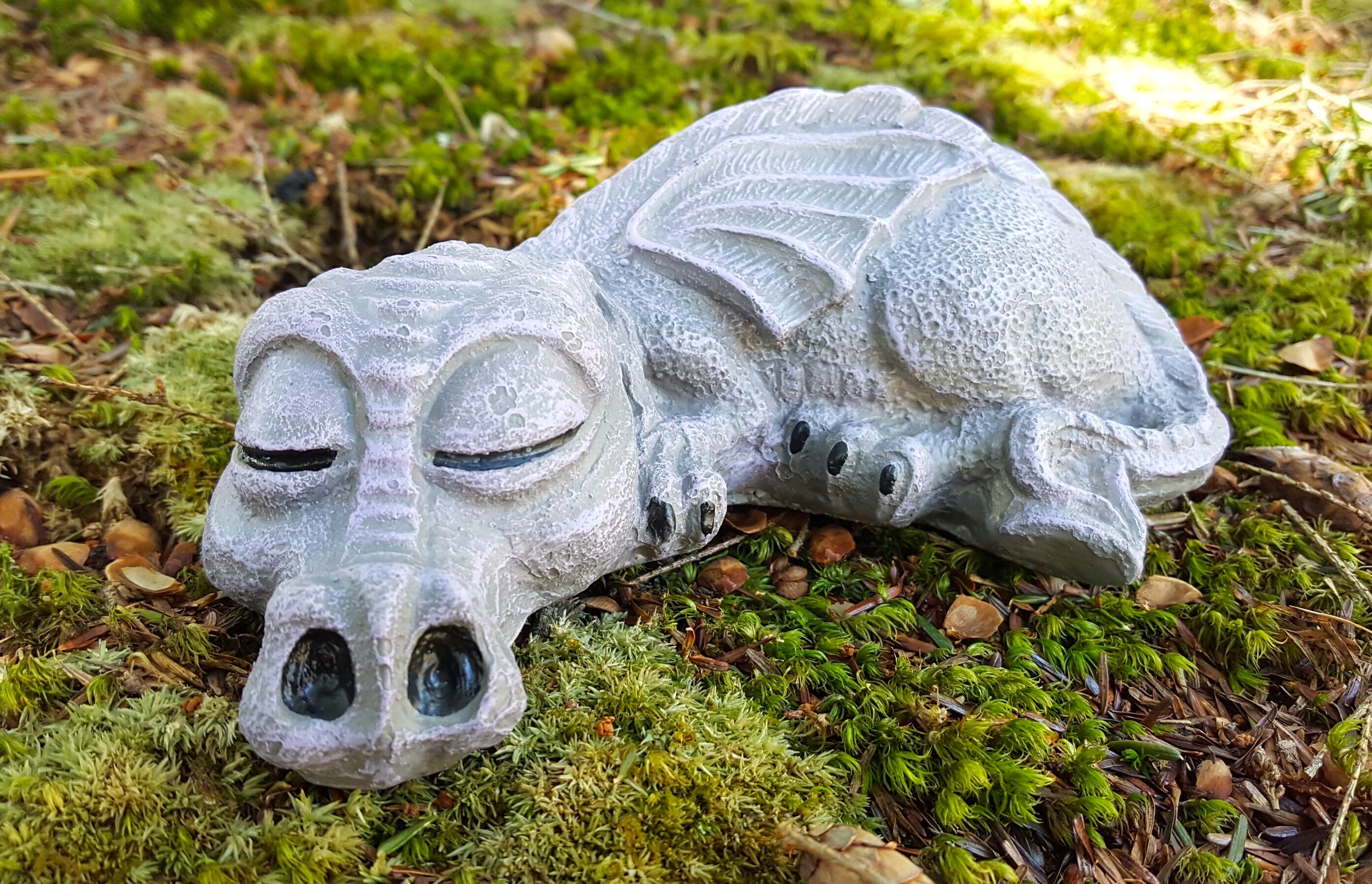 Dragon Statue Concrete Garden Statue Fantasy Garden Art | Etsy