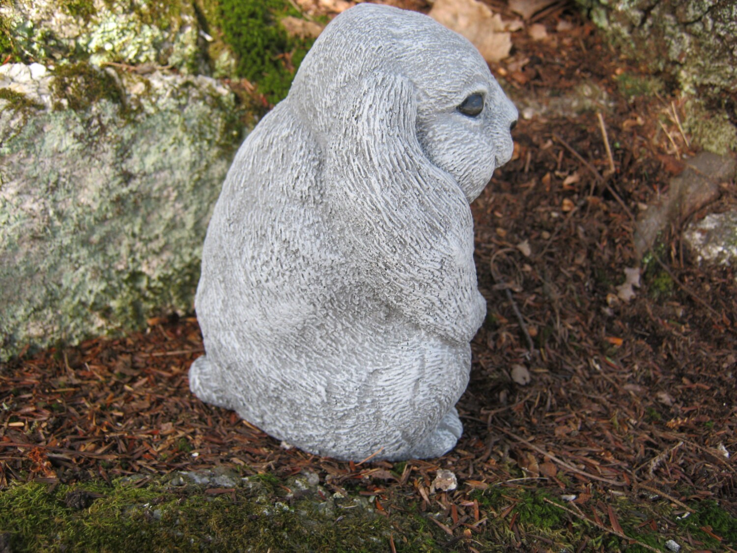 Rabbit Statue, Garden Rabbit, Cement Rabbits, Chubby Bunny Rabbit ...