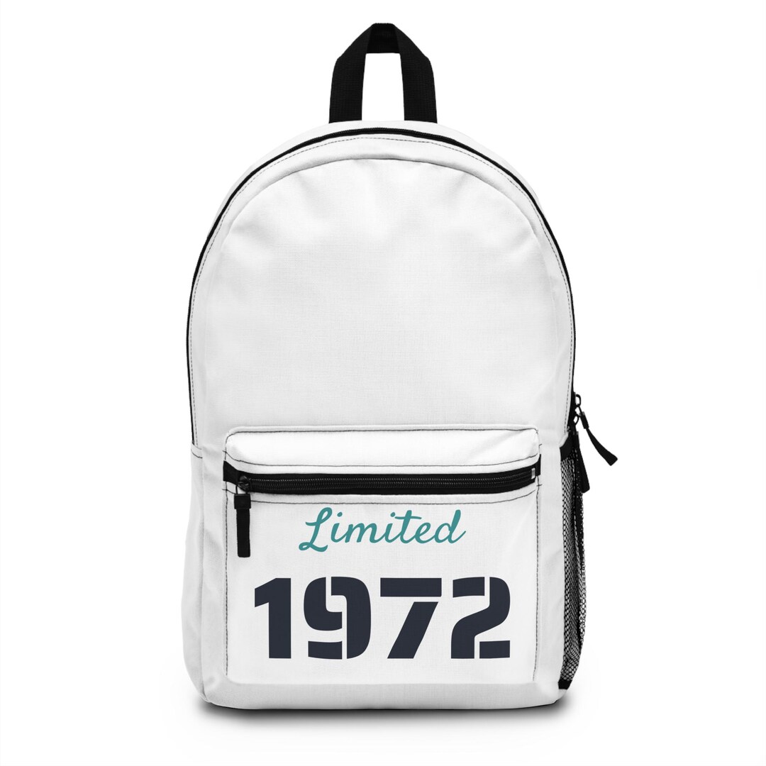 Vintage 1972 Limited Edition Backpack - Retro Style, Unisex School Bag ...