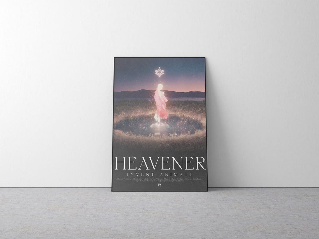 Invent Animate Heavener Album Cover Artwork Design | Rolled Poster - Etsy