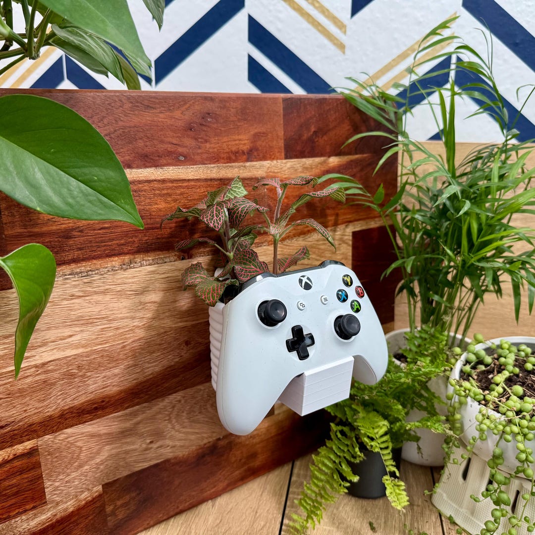 The Gamer – Modern Planter: 3D Printed With Built-in Drip Tray - Etsy UK