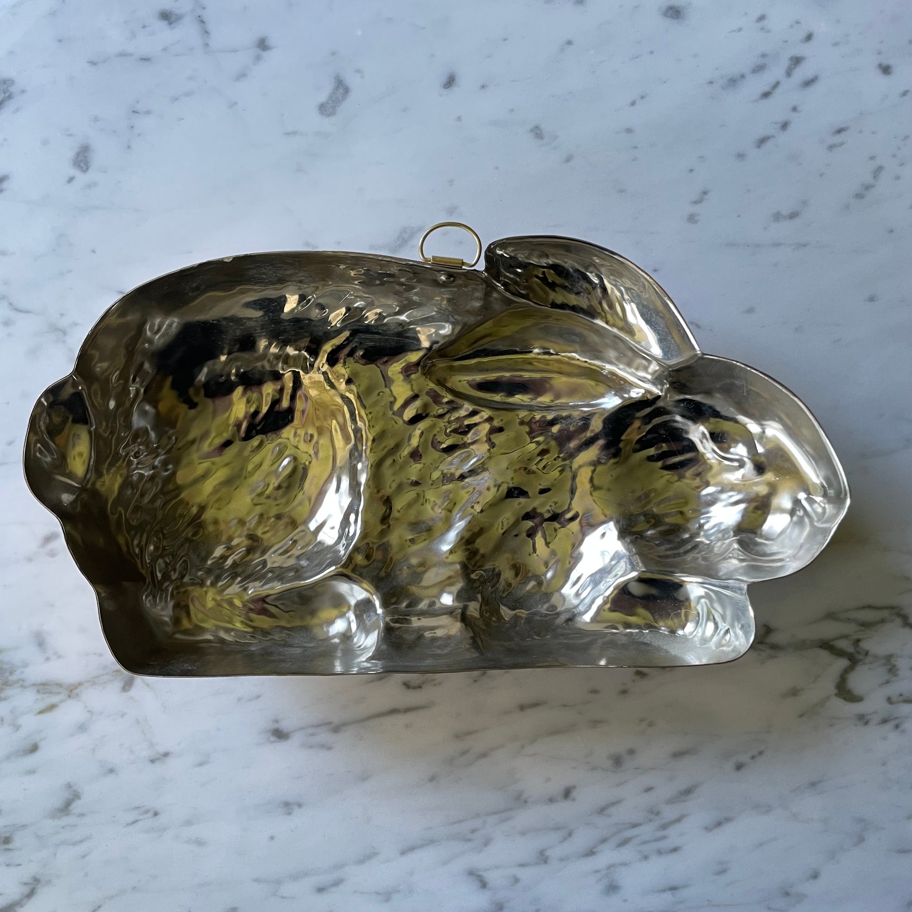 Adorable Bunny Rabbit Copper Jelly Mould, Vintage Jello Mold, French ...